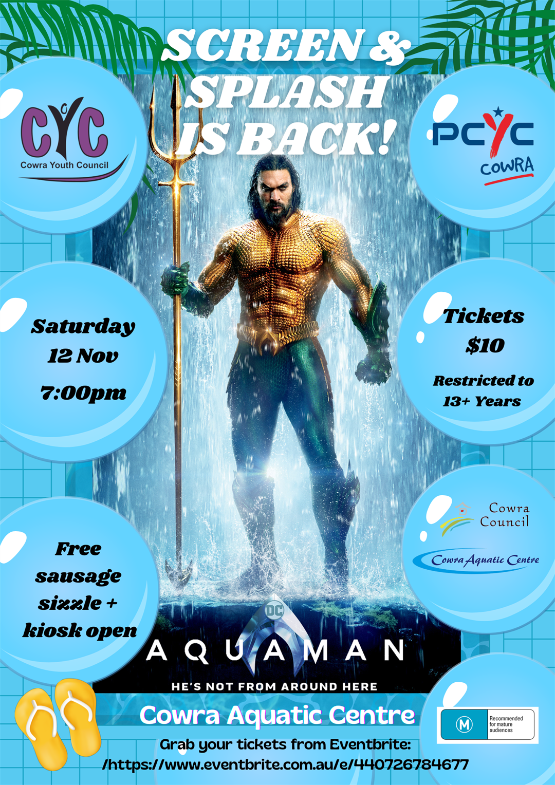 Screen & Splash Movie Night | Cowra Council